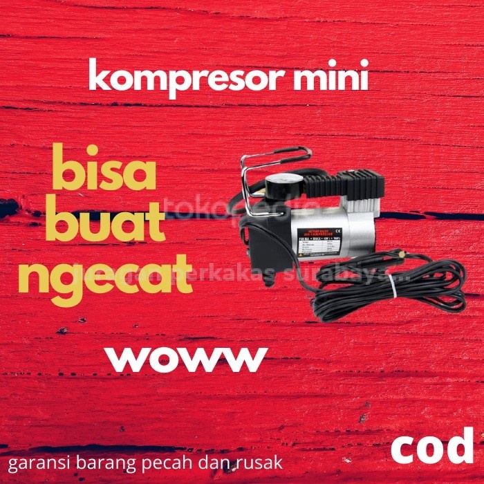 Jual kompresor compresor mini listrik cat angin listrik body motor dan ...