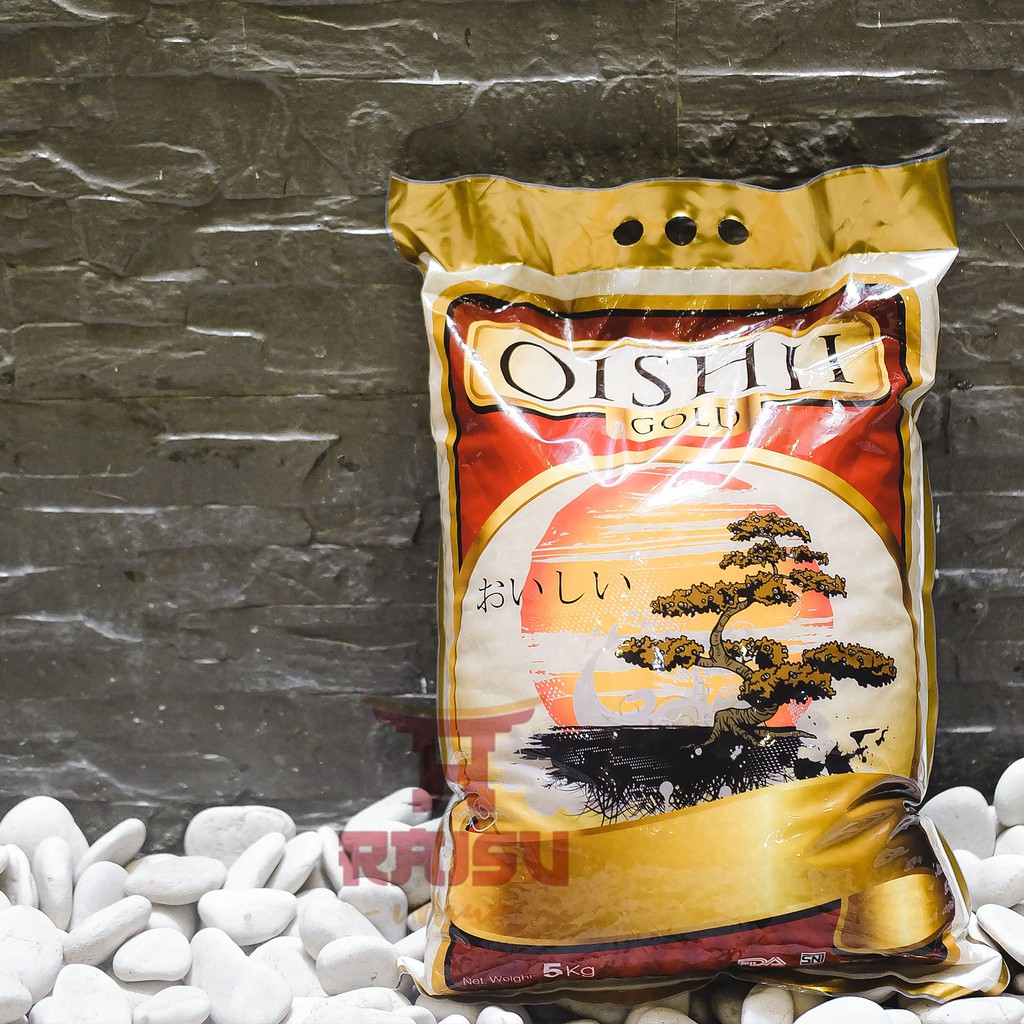 Jual OISHI GOLD JAPANESE RICE , BERAS JEPANG OISHII GOLD 5KG PREMIUM ...