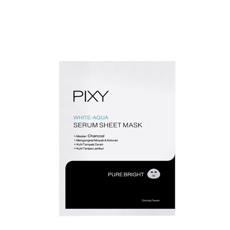 Jual Pixy Sheet Mask White Aqua Serum Pure Bright 20 gr | Shopee Indonesia