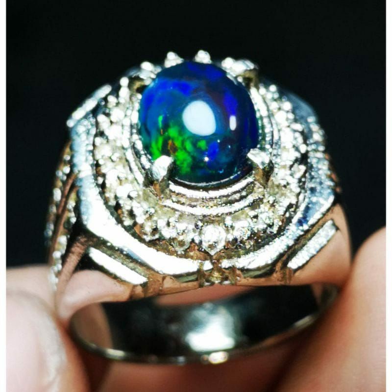 Jual NATURAL BLACK OPAL TOP JARONG | Shopee Indonesia