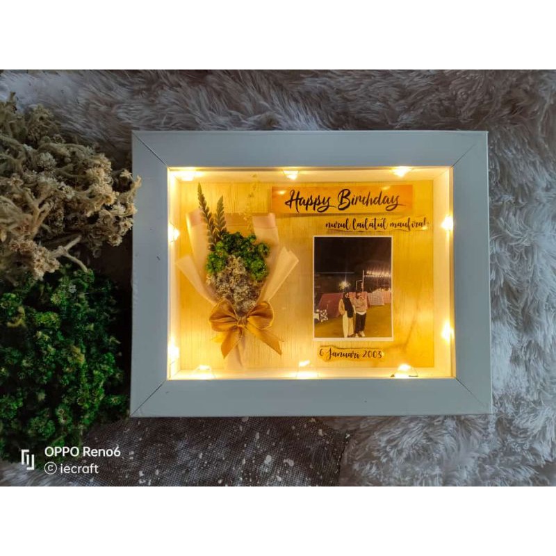 Jual PROMO 1 HARI JADI Frame Gift Ultah Pernikahan Kado VALENTINE Kado ...