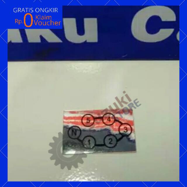 Jual STICKER STIKER GIGI PERSNELENG SATRIA LUMBA HIU | Shopee Indonesia