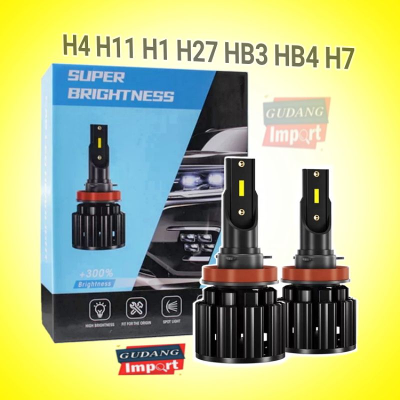 Jual LAMPU LED S8 55 WATT H4 H11 H7 H1 H27 HB3 HB4 H8 H9 880 9005 9006 | Shopee Indonesia
