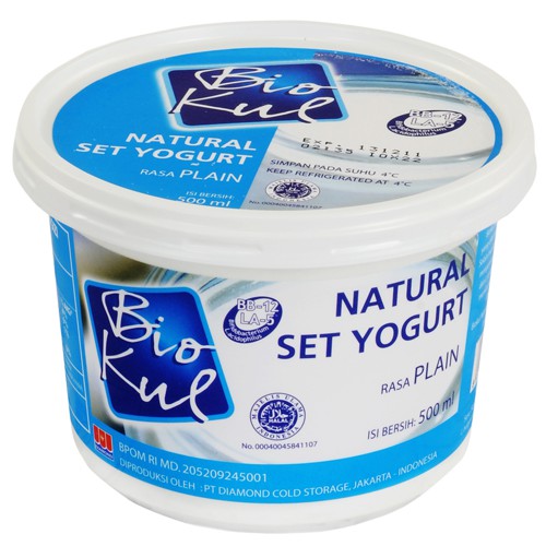Jual Biokul Yogurt natural set plain 500 ml | Shopee Indonesia