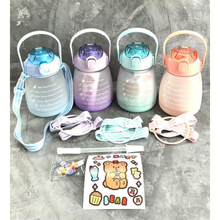 Jual BOTOL minuman Gemoy / botol minuman karakter viral korea | Shopee ...