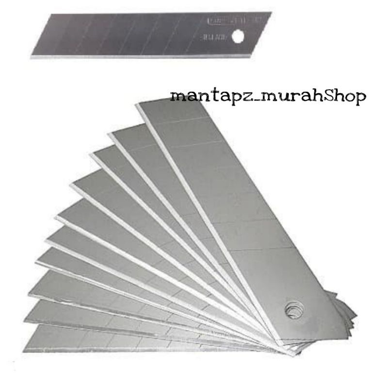 Jual ISI REFILL PISAU CUTTER BESAR ( 5PCS ) | Shopee Indonesia