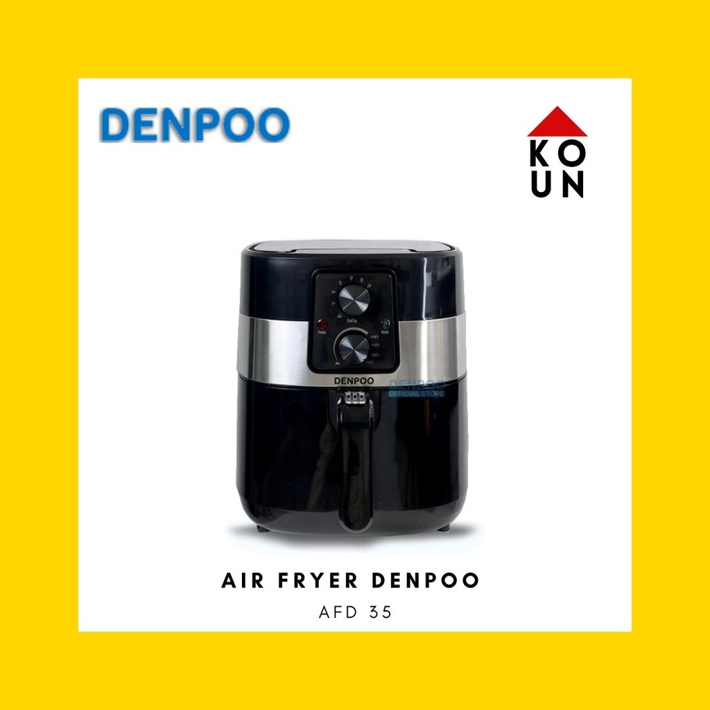 Jual (COD READY) DENPOO DIGITAL AIR FRYER AFD 35 / AFD35 / AFD-35 [5 ...