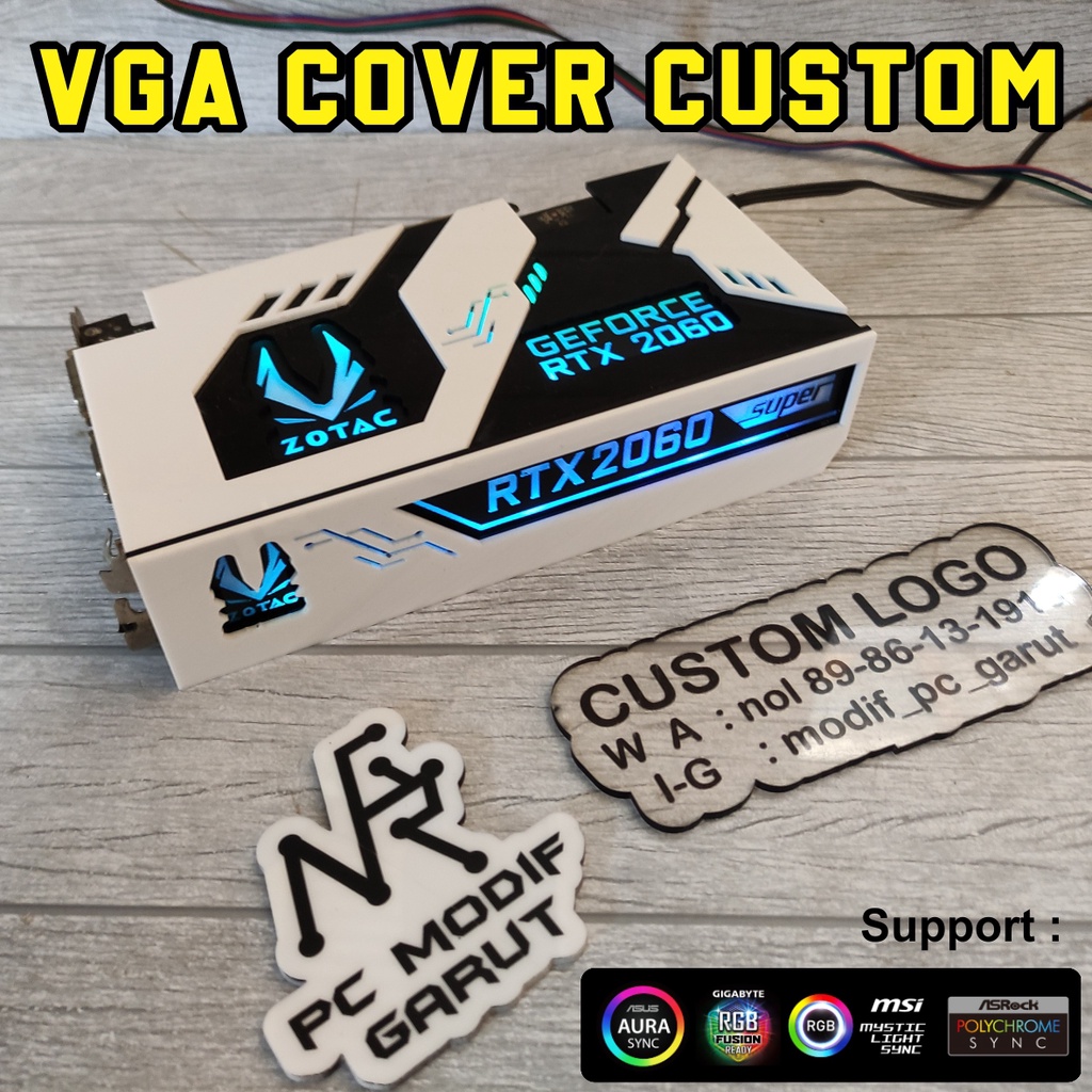 Jual VGA COVER CUSTOM ZOTAC RTX 2060 LED RGB | Shopee Indonesia