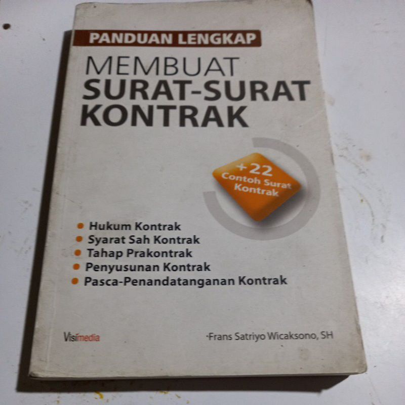 Jual Panduan Lengkap Membuat SURAT SURAT KONTRAK. | Shopee Indonesia