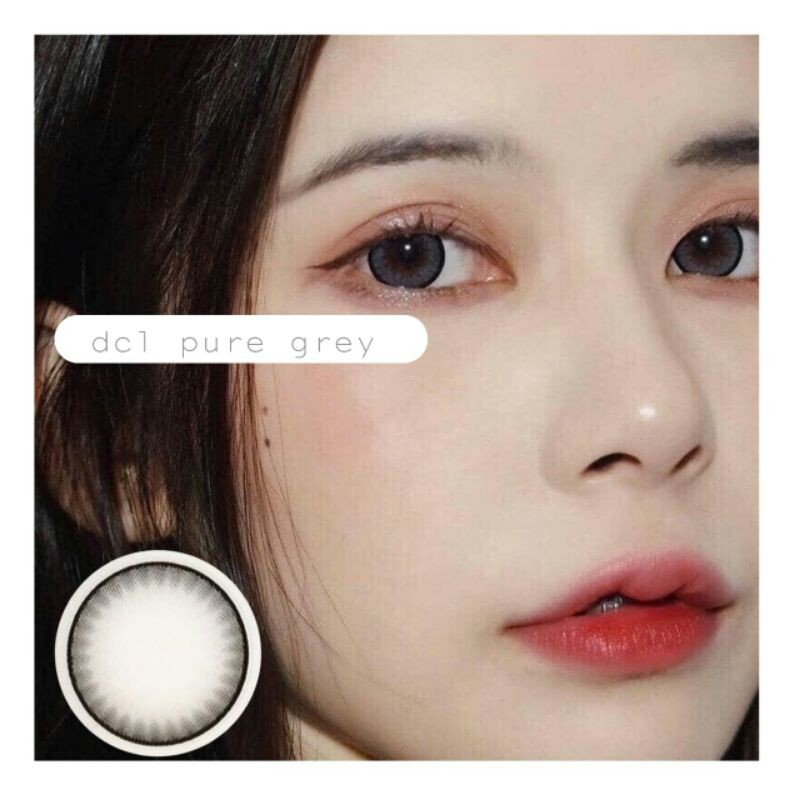 Jual Softlens DCL Pure 2tone Grey (Minus Only) / KONTAK LENSA | Shopee ...