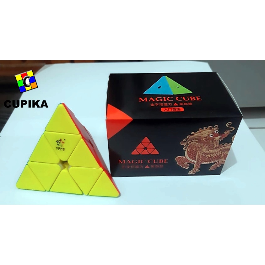 Jual Cube Puzzle Yuxin Magic Cube Piramid Pyraminx Segitiga 3x3 ...