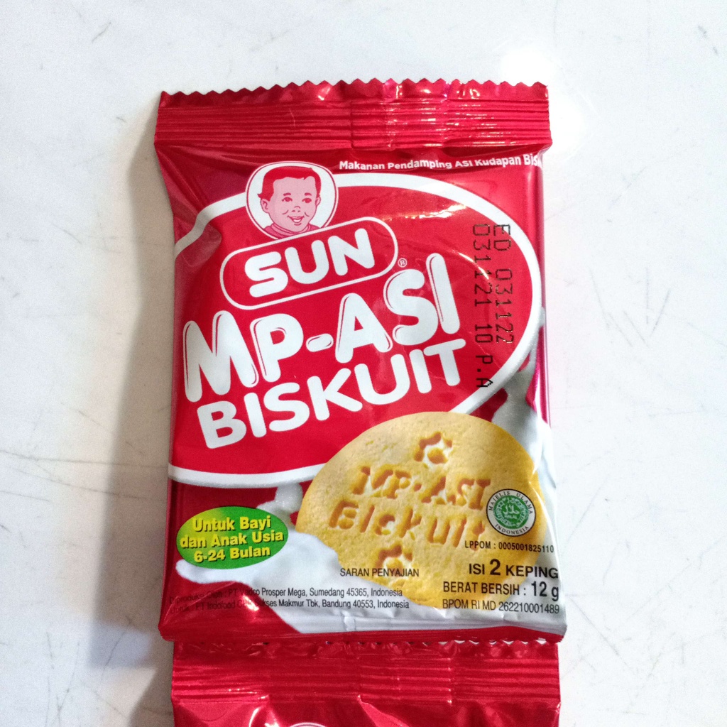 Jual Sun Mp-Asi Mp Asi Mpasi Biskuit Bayi Sachet 12gr Makanan ...