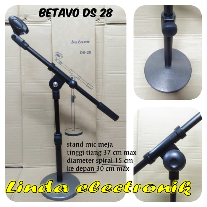 Jual STAND MIC MEJA BETAVO DS 28 betavo ds28 | Shopee Indonesia