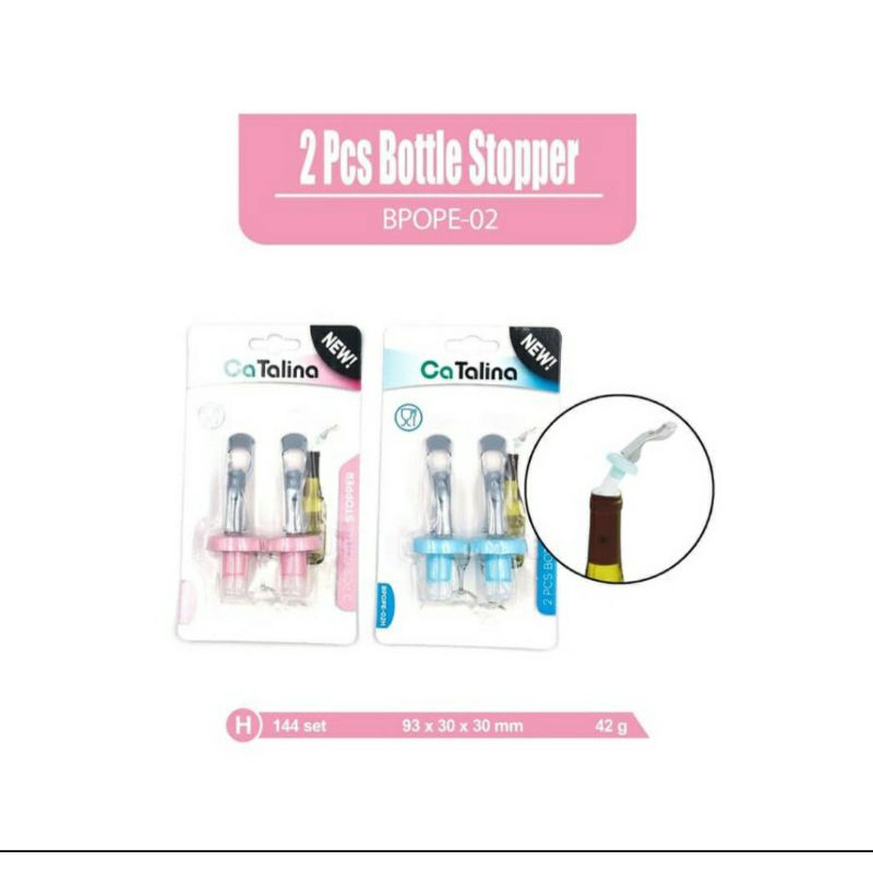Jual 2pcs Bottle Stopper / Pengganti Tutup Botol Anti Tumpah Ca Talina ...