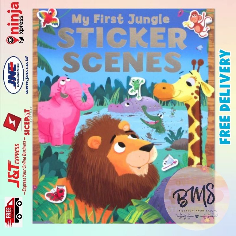 Jual My First JUNGLE Sticker Scenes Book with over 400 stickers ...