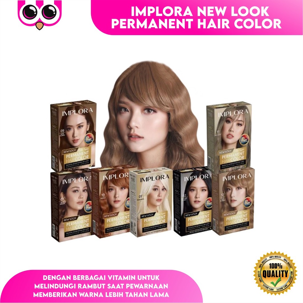 Jual [ IMPLORA SEMIR RAMBUT ] IMPLORA NEW LOOK PERMANENT HAIR COLOR ...