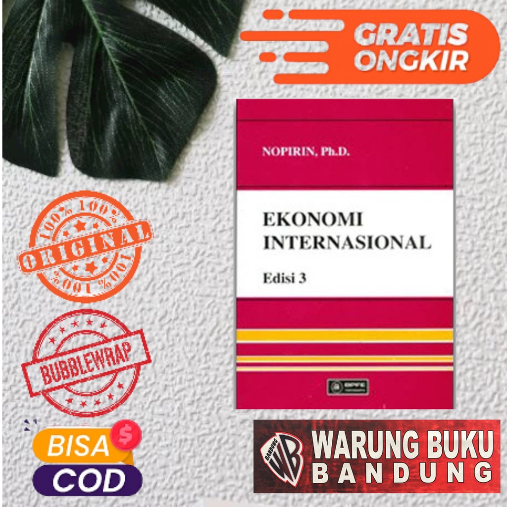 Jual Buku Ekonomi Internasional Edisi 3 - Nopirin | Shopee Indonesia