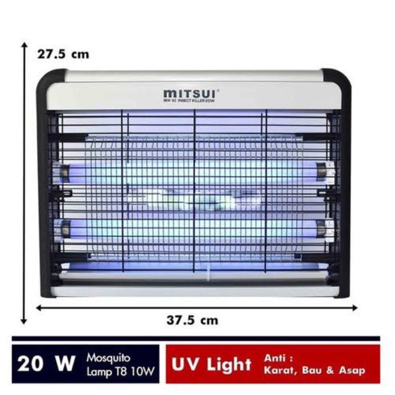 Jual Lampu Nyamuk - Insect Killer -Pembasmi Hama Serangga Mitsui MIK 02 ...