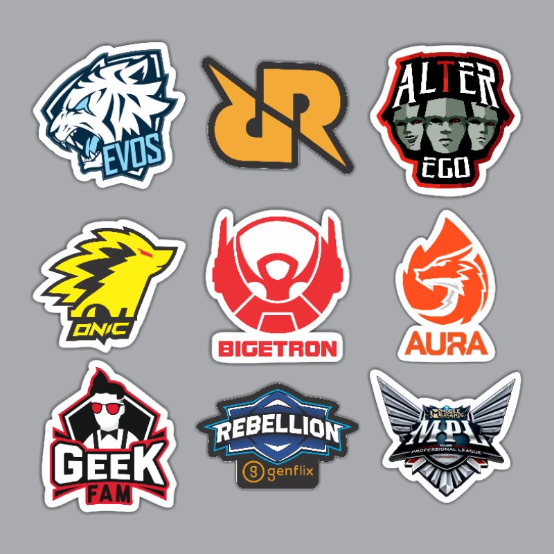 Jual STIKER tim MPL ML Mobile Legends MLBB EVOS, RRQ | Shopee Indonesia