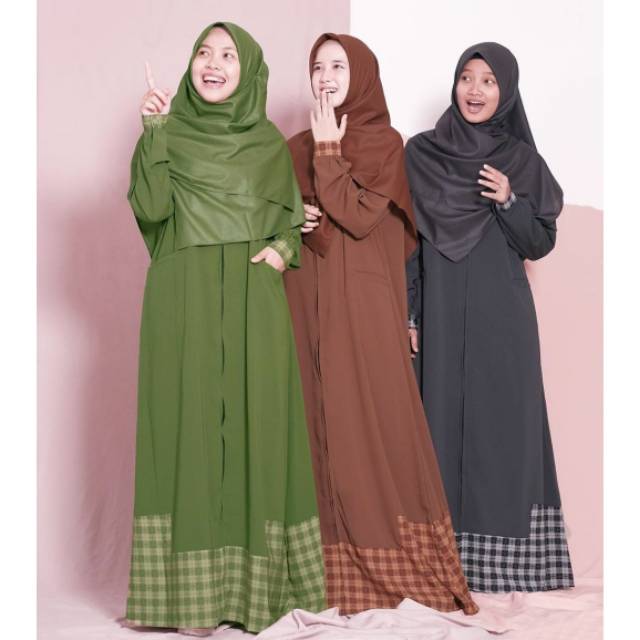 Jual Gamis Zippy Castle by Alila Hijab | Shopee Indonesia
