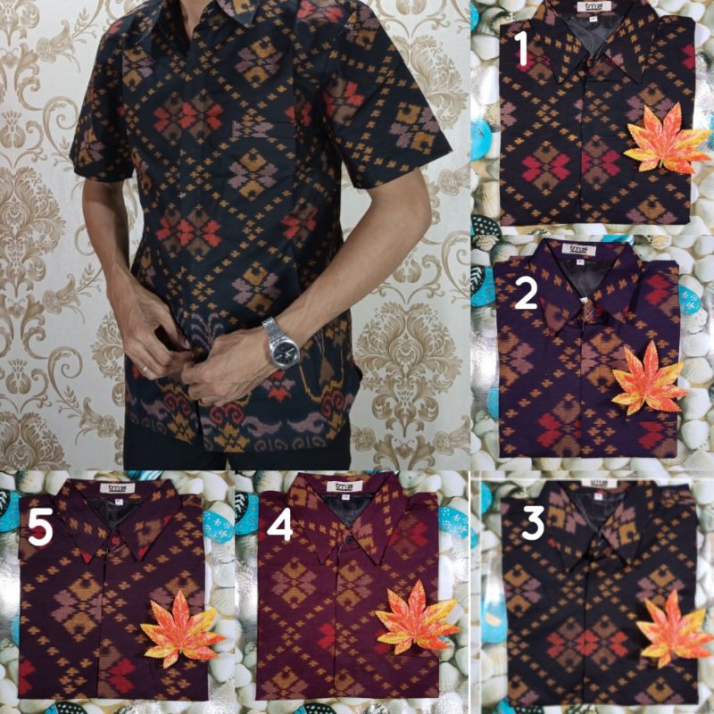 Jual Kemeja Endek Pria//Kemeja Kantor Pria//Kemeja Kerja Pria | Shopee ...