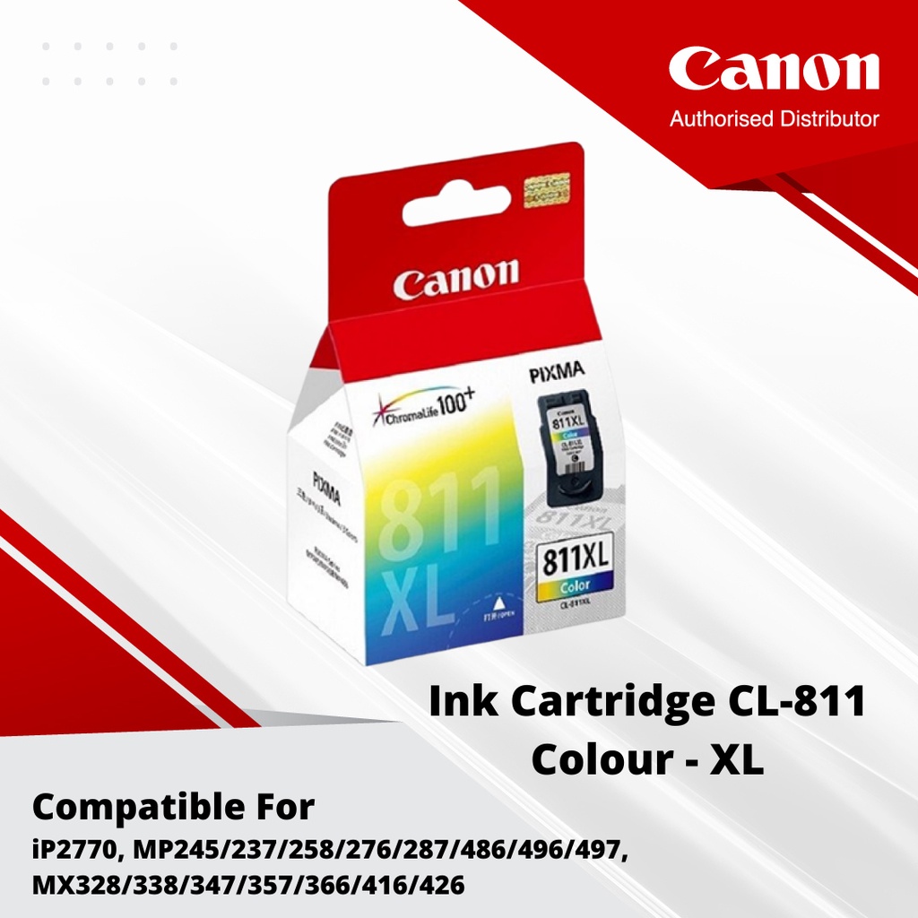 Jual Tinta Original Canon 811 XL Color CL811XL - Tinta Canon iP2770 ...