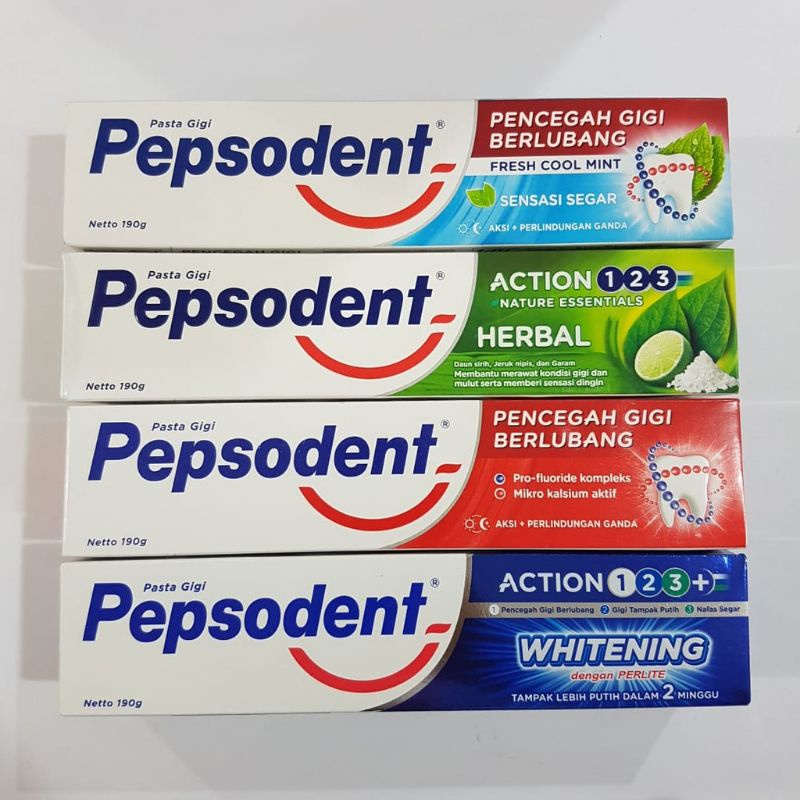Jual PEPSODENT PASTA GIGI DENGAN BERBAGAI MACAM VARIAN DAN UKURAN ...