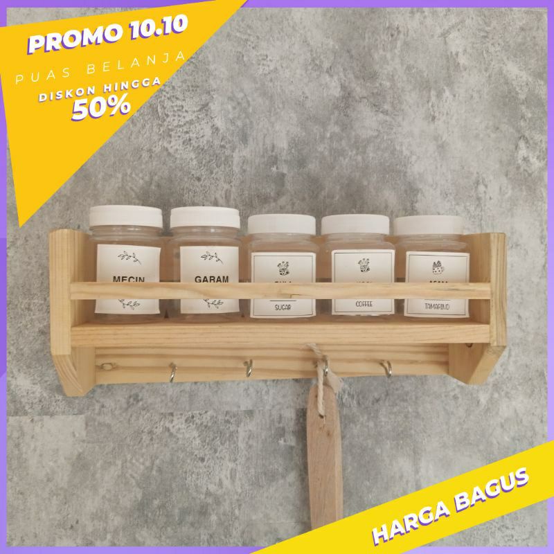 Jual Rak Bumbu Dapur Gantung Rak Serbaguna Minimalis | Shopee Indonesia