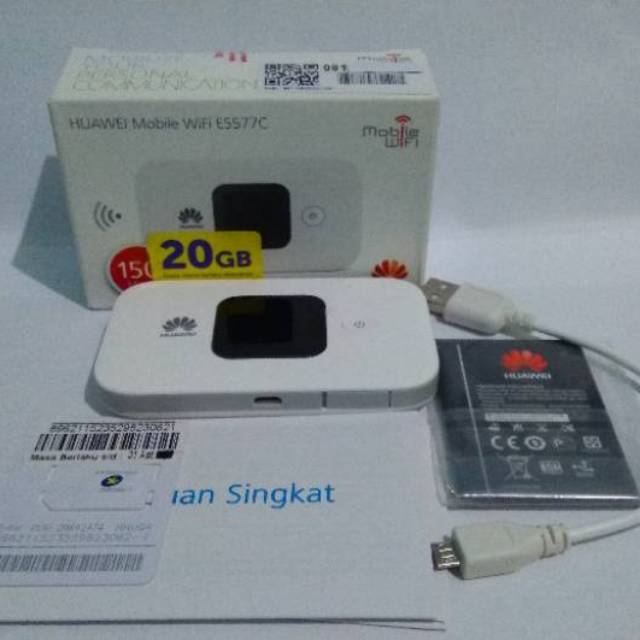 Jual MODEM WIFI E5577Cs-603 DUAL SLOT ANTENA ROUTER MIFI UNLOCK 3G 4G SEMUA OPERATOR INDONESIA ...