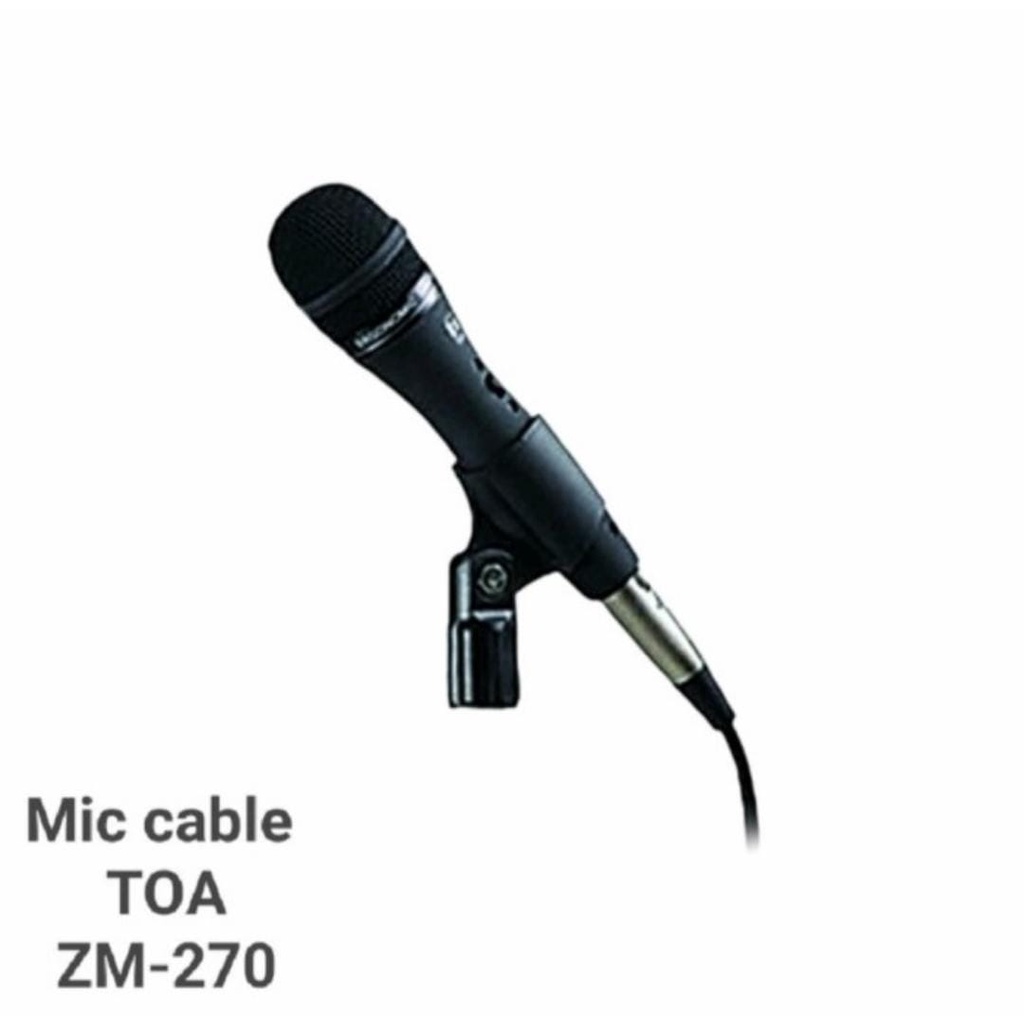 Jual Mic Toa Microphone Mik Mikropon Dinamik Kabel TOA ZM- 270TOA ZM-270 mi | Shopee Indonesia