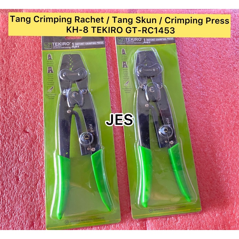 Jual Tang Crimping Rachet / Tang Skun / Crimping Press KH-8 TEKIRO GT ...