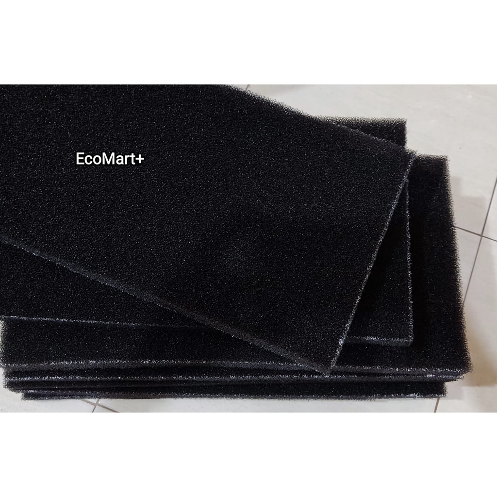 Jual Bio Filter - Bio Sponge Hitam 25x50x2.5 cm | Shopee Indonesia