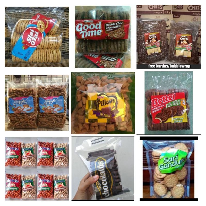 Jual snack serba 1 kilo snack kiloan chocolatos better pillows slai ...