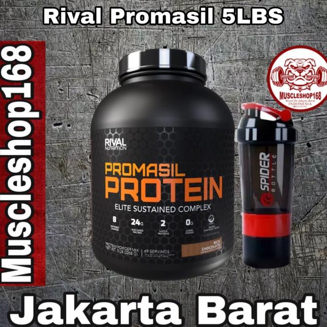 Jual RIVAL PROMASIL PROTEIN ELITE SUSTAINED 5 LBS WHEY BLEND TIME ...