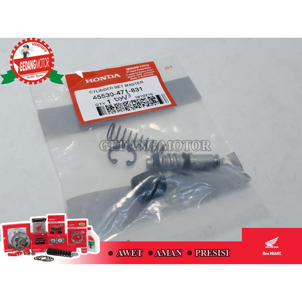 Jual MASTER CYLINDER SET PCX CB150R SCOOPY KARISMA TIGER ( 45530-471-831 ) | Shopee Indonesia