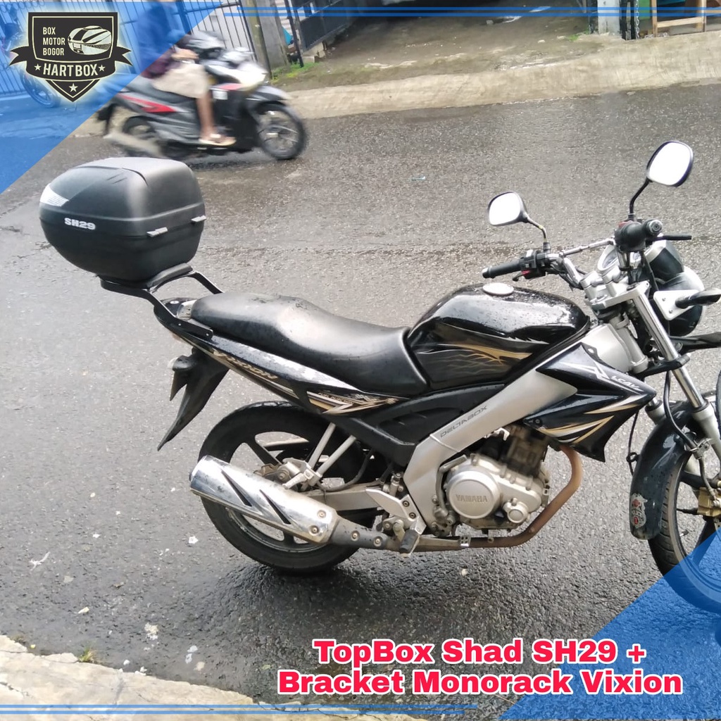 Jual Paket Murah Box Motor Shad SH29 + Bracket Monorack Vixion Old | Box Shad SH 29 | Box Motor ...