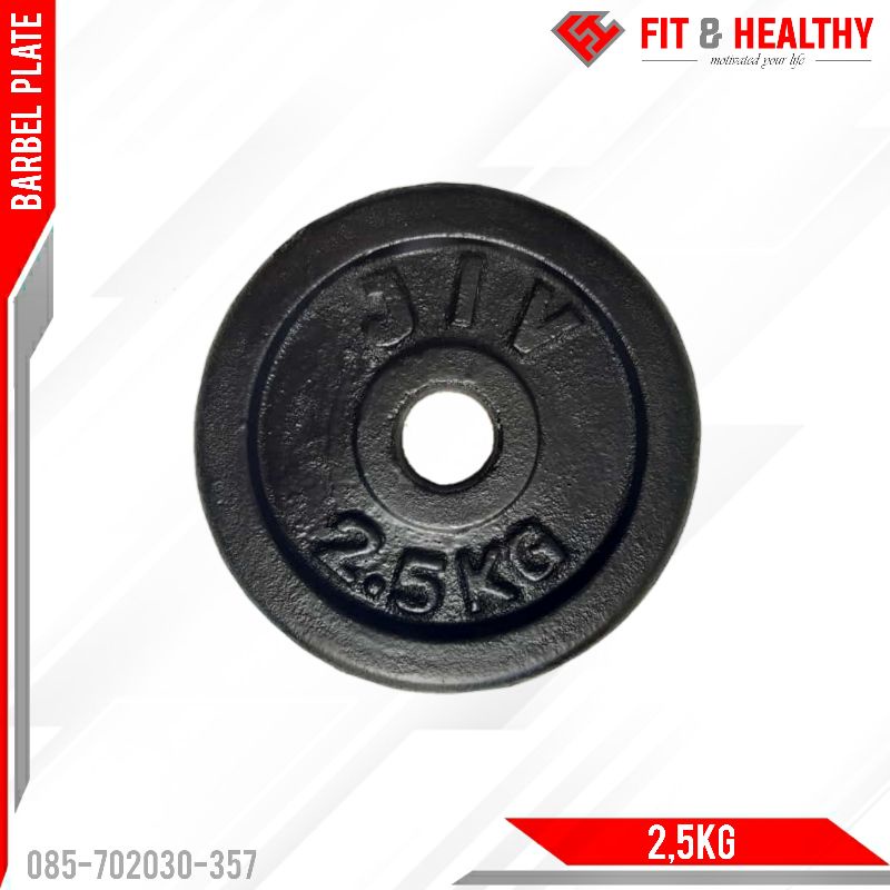 Jual Barbel Plat Besi 2,5 Kg Iron Plate Barbel 2,5Kg | Shopee Indonesia