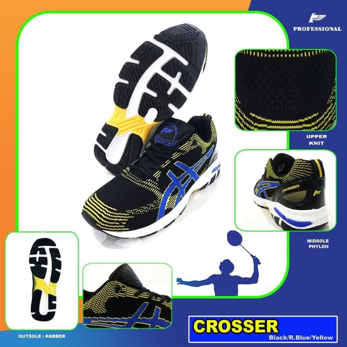 Jual Sepatu Lari Joging Professional Crosser Original | Shopee Indonesia