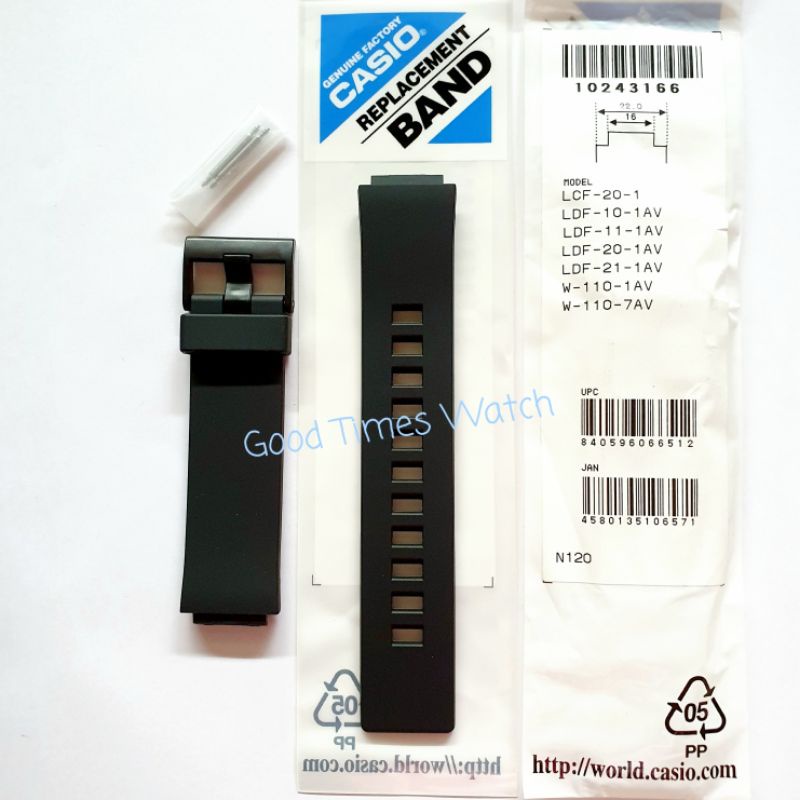 Jual STRAP CASIO LCF-20-1 LCF 20 LDF 10 LDF 11 LDF 20 LDF 21 W 110 ...
