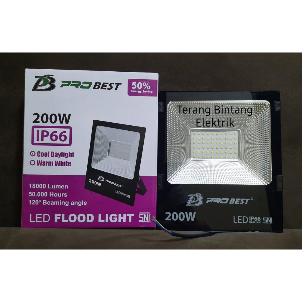 Jual Lampu Sorot Led/Lampu Tembak Led Probest 200 watt putih / warm white | Shopee Indonesia