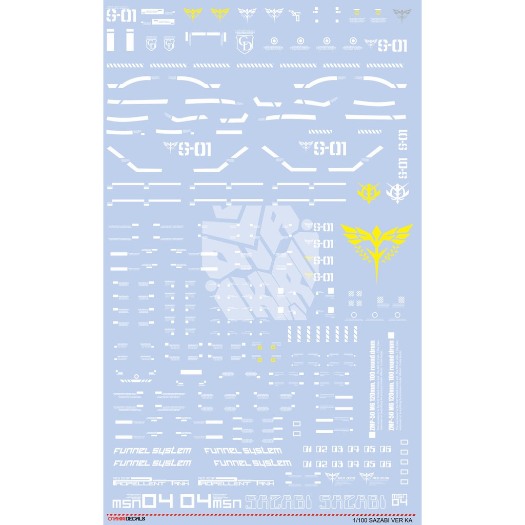 Jual SAZABI VER KA DECAL PRE CUT | Shopee Indonesia