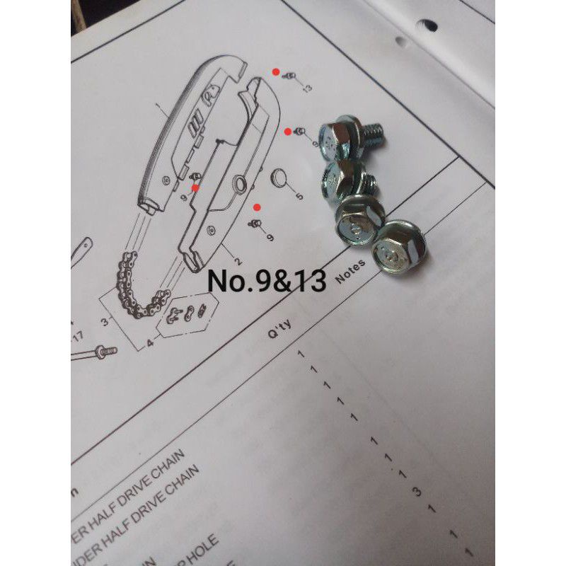 Jual baut stenkas rantai honda astrea grand impresa legenda star prima ...