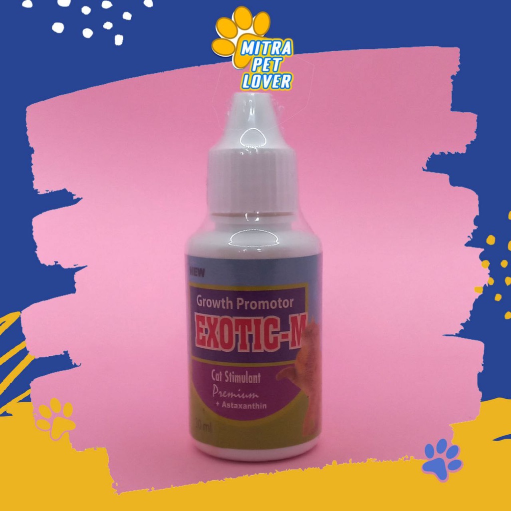 Jual VITAMIN KUCING - EXOTIC M DROP 30ML ORIGINAL - MULTIVITAMIN TETES ...