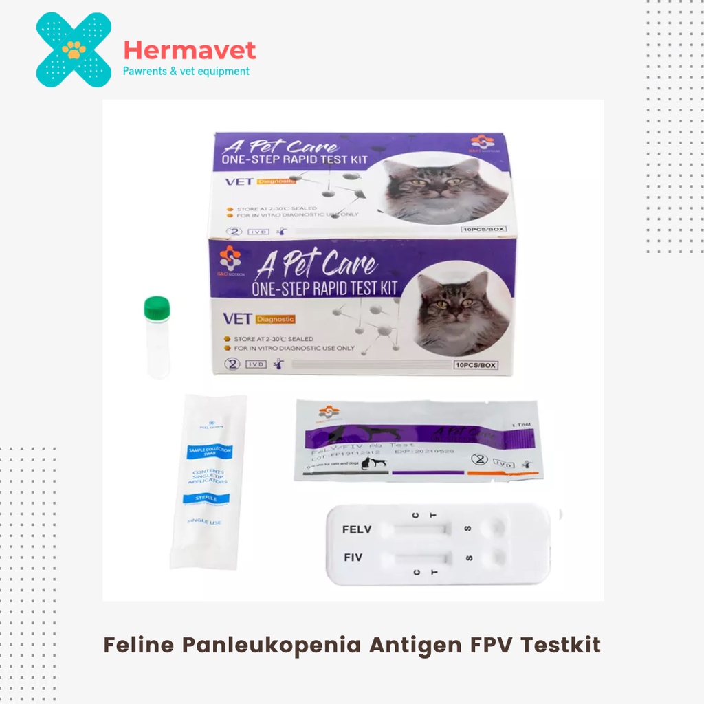 Jual FPV Testkit Antigen Feline Panleukopenia Virus | Shopee Indonesia