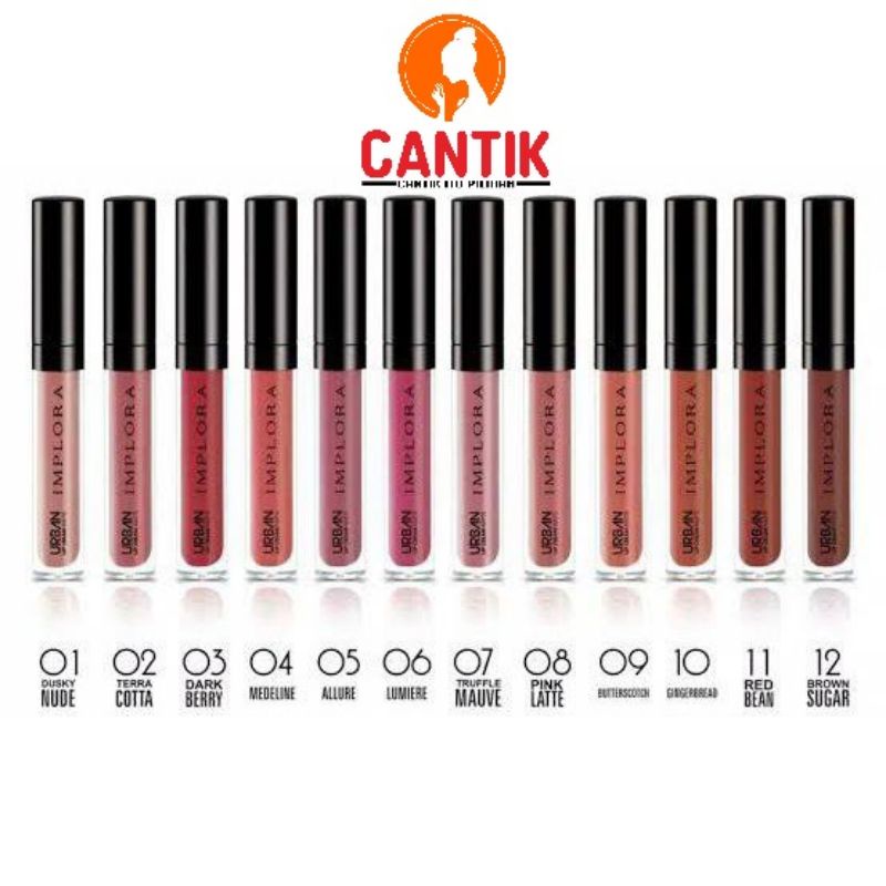 Jual IMPLORA LIP CREAM - LIP CREAM MATTE - IMPLORA - LIP CREAM ...