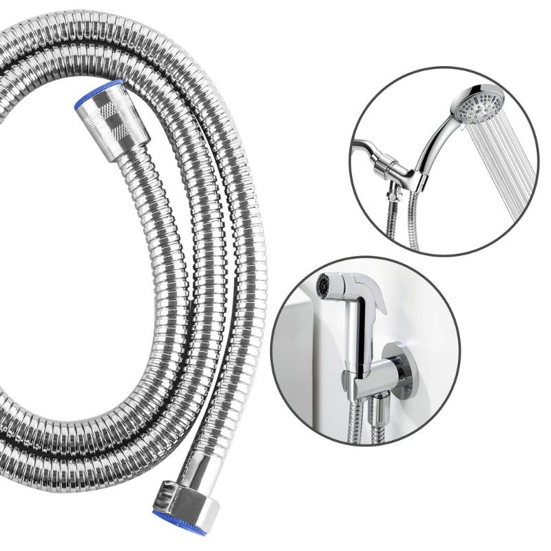 Jual Selang flexibel shower stainless 120cm / Selang shower 120cm ...