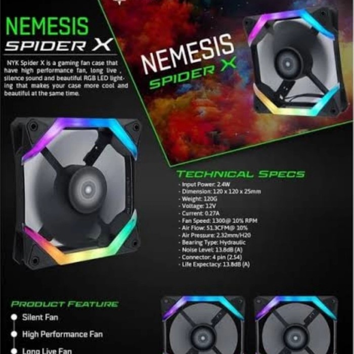 Jual READY STOCK !! Fan Casing NYK Nemesis Spider X | Shopee Indonesia