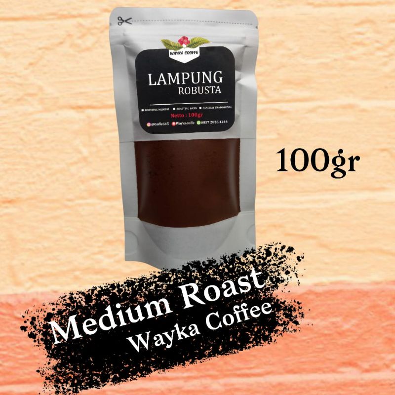Jual Kopi Robusta Lampung 100gr (Roasting Medium) | Shopee Indonesia