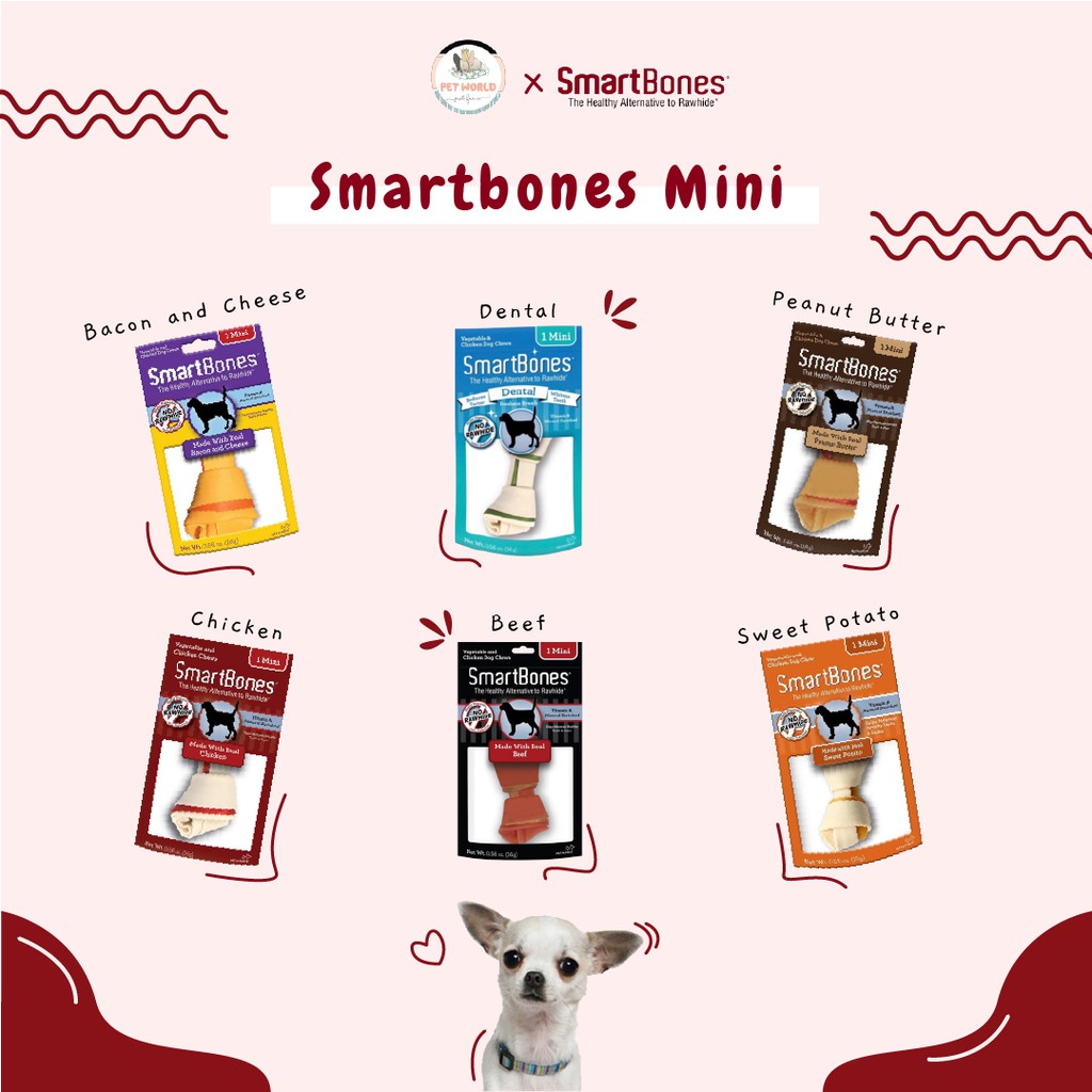 Jual SmartBones Mini Singles - Dog Snack Food Makanan Cemilan Anjing ...
