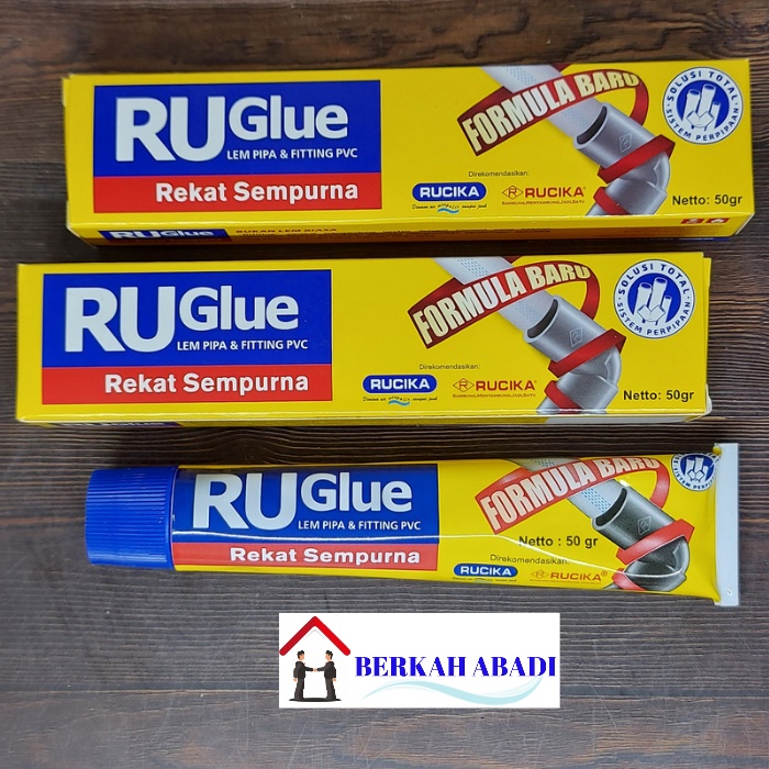 Jual Lem Pipa PVC Rucika Ru Glue 50 gr | Shopee Indonesia